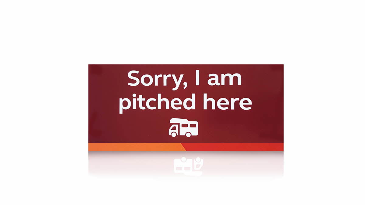 Motorhome Pitch Sign | The Caravan Club