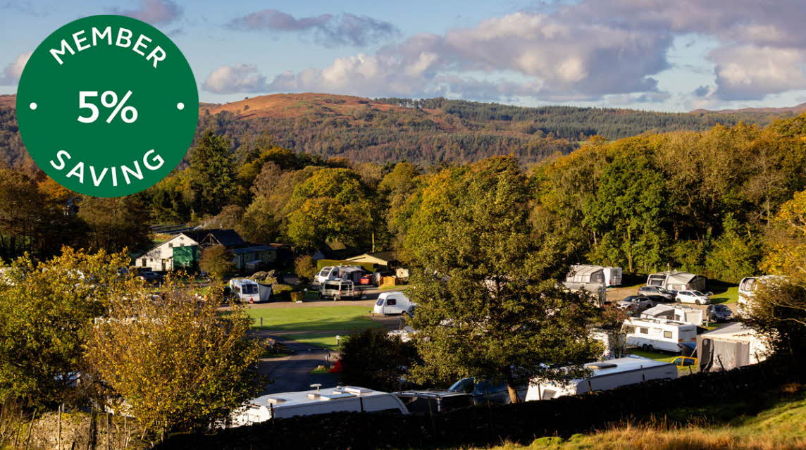 Park Cliffe Windermere Camping and Caravan Park | The Caravan Club