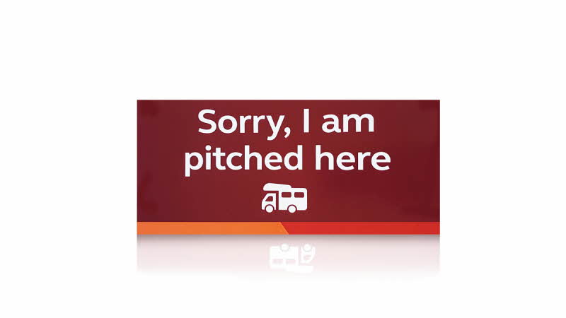 Motorhome Pitch Sign | The Caravan Club