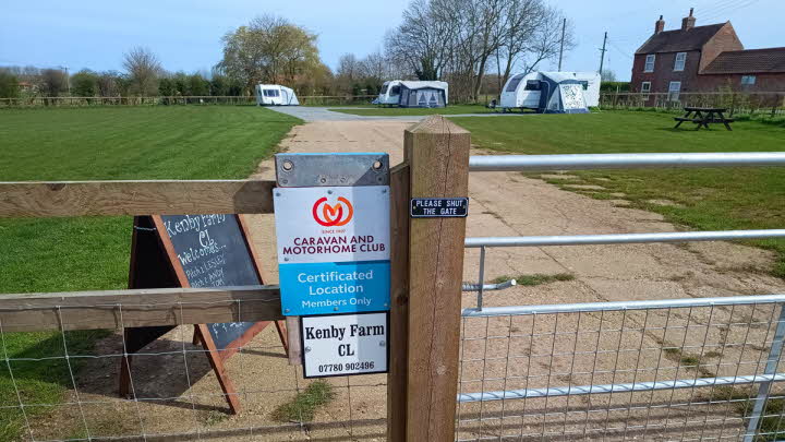 Kenby Farm Certificated Location | Caravan and Motorhome Club